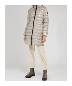 Canada Goose Cypress Hooded Down Coat - Stone Gray