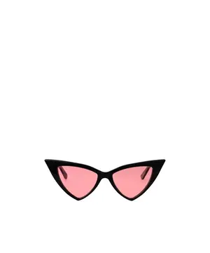Alexander McQueen Cat Eye Frame Sunglasses - Black