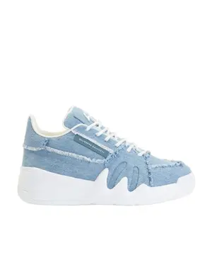 GIUSEPPE ZANOTTI Denim Platform Sneakers
