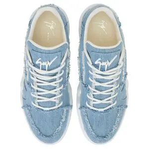 GIUSEPPE ZANOTTI Denim Platform Sneakers