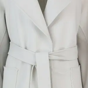 Max Mara Doris Belted Long-sleeved Coat - Ivory