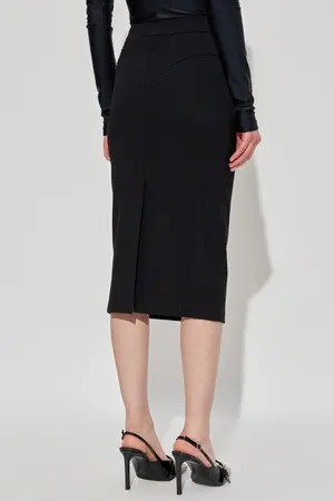 Versace Back-slit Pencil Midi Skirt