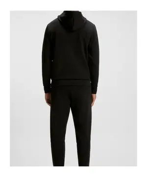 Hugo Boss Boss Logo Drawstring Hoodie - Black
