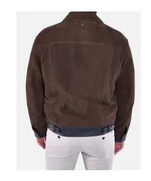 DONDUP Biker Zip Jacket With Lapel Collar And Patch Pockets