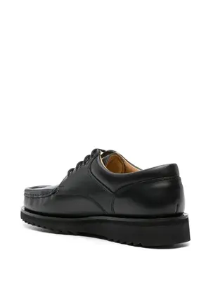 Paraboot Thiers Patent Leather Boat Shoes