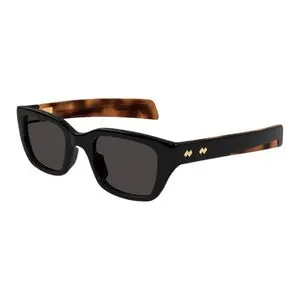 Bottega Veneta Rectangular Frame Sunglasses - Black