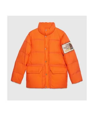 Gucci The North Face X Down Jacket - Orange