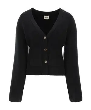 Khaite Scarlet Boxy Cardigan - Black
