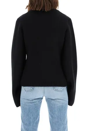 Khaite Scarlet Boxy Cardigan - Black