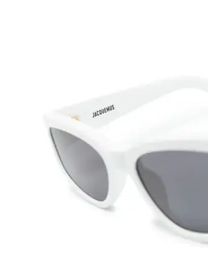 Jacquemus Rectangle Frame Sunglasses - Gray
