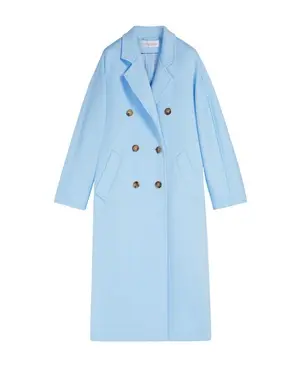Max Mara Double Breasted Coat - Blue