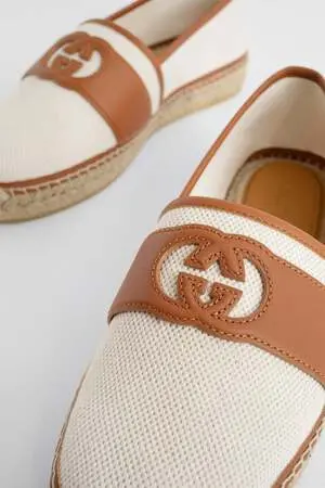 Gucci Logo Cut-out Slip-on Espadrilles