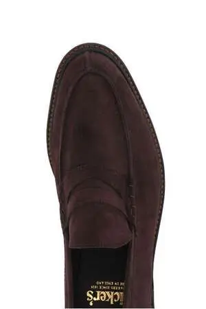 TRICKER'S Adam Suede Loafers - Black