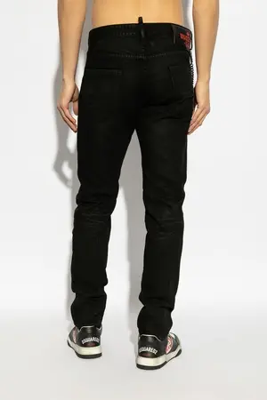 Dsquared2 Cool Guy Jeans With Chain Detail - Black