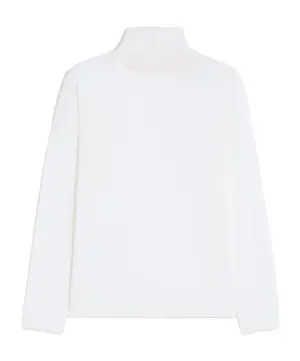 Max Mara Saluto Turtleneck Long-sleeved Jumper - White