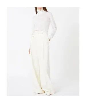 Max Mara Saluto Turtleneck Long-sleeved Jumper - White