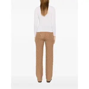 Max Mara Saluto Turtleneck Long-sleeved Jumper - White