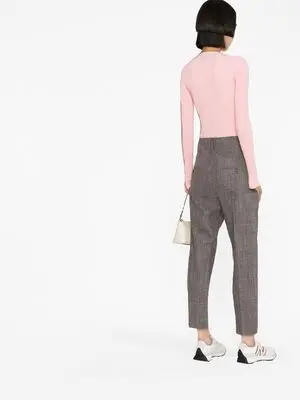 Isabel Marant Étoile Plaid Tapered Trousers