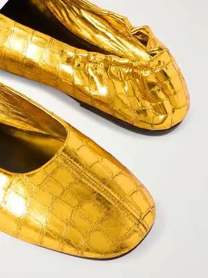 Dries Van Noten Round Toe Ballet Flats