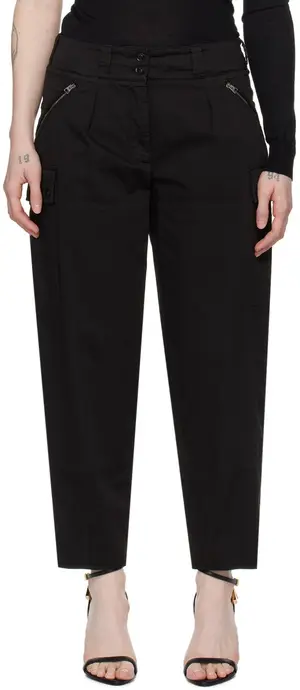 TOM FORD Cropped Cargo Pants - Black