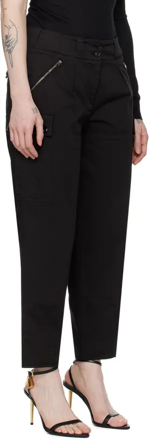 TOM FORD Cropped Cargo Pants - Black