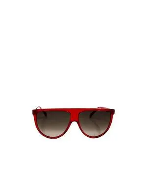 Celine Logo Sunglasses - Red