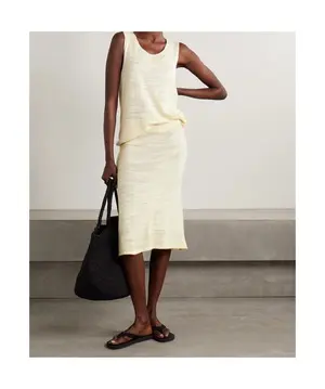 THE ROW Jesto Midi Skirt