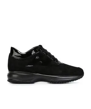 Hogan Interactive Lace-up Sneakers - Black