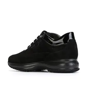 Hogan Interactive Lace-up Sneakers - Black