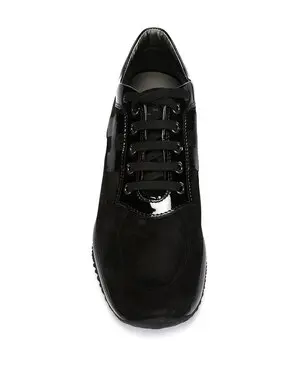 Hogan Interactive Lace-up Sneakers - Black