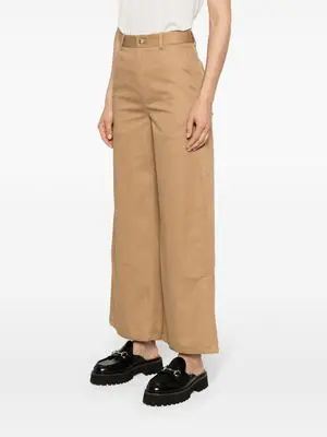 Celine Wide-leg Trousers With Belt Loops