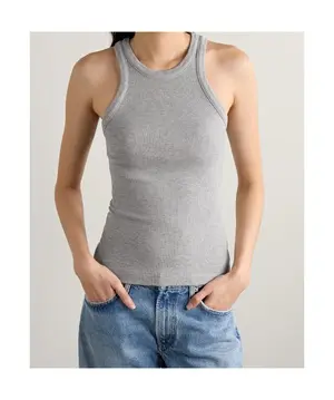AGOLDE Ribbed Stretch Racerback Vest