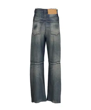 MAISON MARGIELA Frayed Wide-leg Jeans