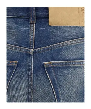 MAISON MARGIELA Frayed Wide-leg Jeans