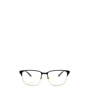 Gucci Rectangular Frame Eyeglasses - Black