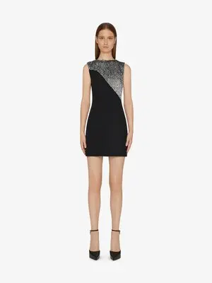 Givenchy Sleeveless Sequin Embroidered Evening Dress