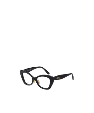 Loewe Full Frame Plain Mirror Eyeglasses - Black