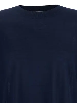P.a.r.o.s.h Crewneck Long-sleeved Knitted Jumper - Blue