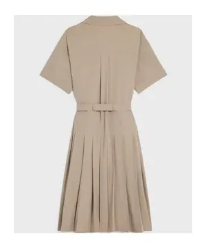 Celine Saharienne Cotton Gabardine Dress