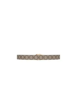 Gucci Reversible Gg Monogram Belt - Nude