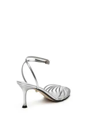 ALEVI MILANO Milano Blake 75 Cage Heeled Sandals - Gray