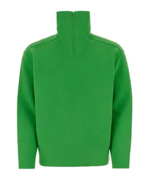 Auralee Long-sleeved High Collar Sweater