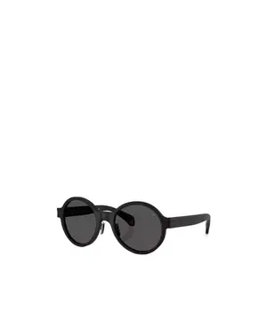 Moncler Round Frame Sunglasses - Black