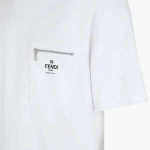 Fendi Logo Printed Crewneck T-shirt