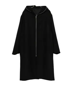 Rick Owens Zip-up Hooded Raincoat