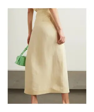 BLAZÉ MILANO Twill Midi Skirt