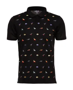 LANVIN Short Sleeve Polo Shirt