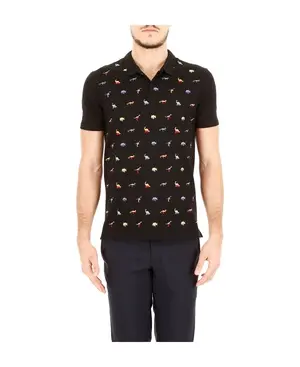 LANVIN Short Sleeve Polo Shirt