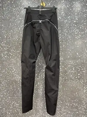 Rick Owens Bolan Banana Flared Trousers With Zipper Detail - Black