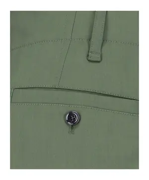 LEMAIRE Pleated Tapered Leg Trousers - Green
